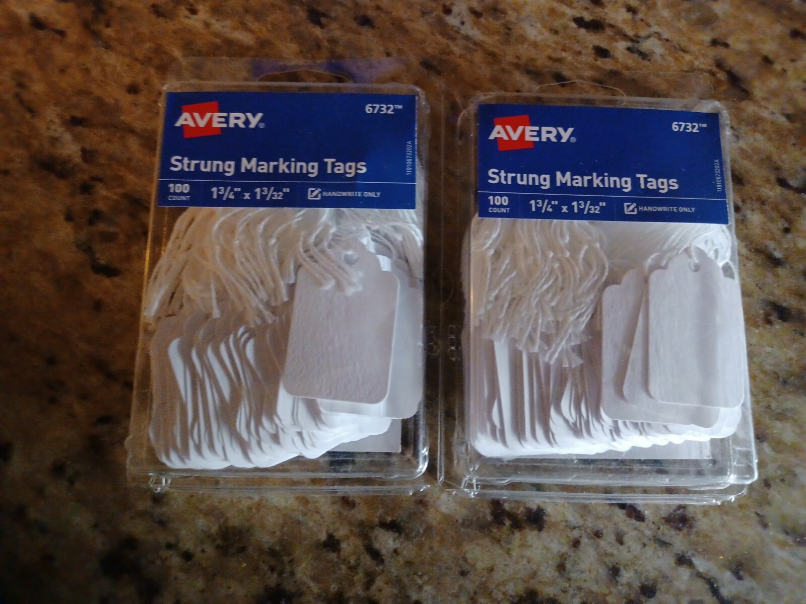 Avery Strung Marking Tags (5) x 100=(500 Pieces) 6732 Price String Tags ...