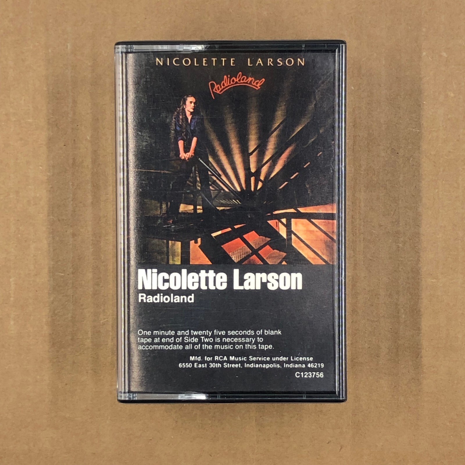 NICOLETTE LARSON Cassette Tape 80s Rock Pop RADIOLAND Ooo-Ee HOW CAN WE ...