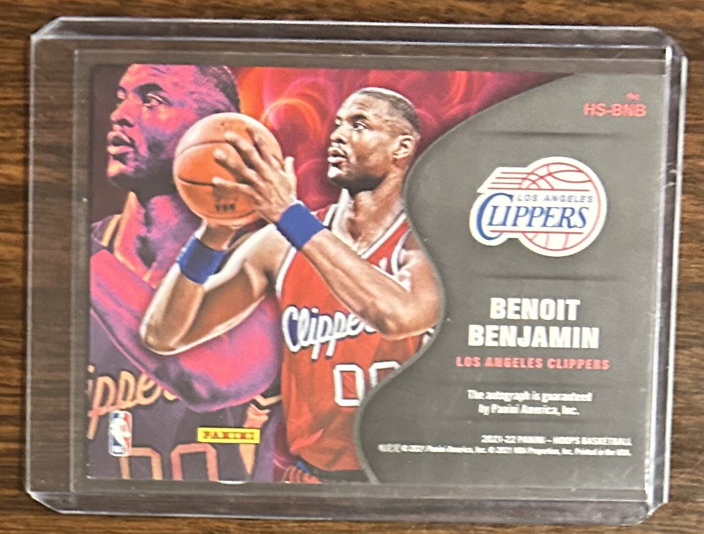 Bendoit Benjamin Autograph #15/25 NBA Hoops Hot Signatures #HS-BNB 2021 ...