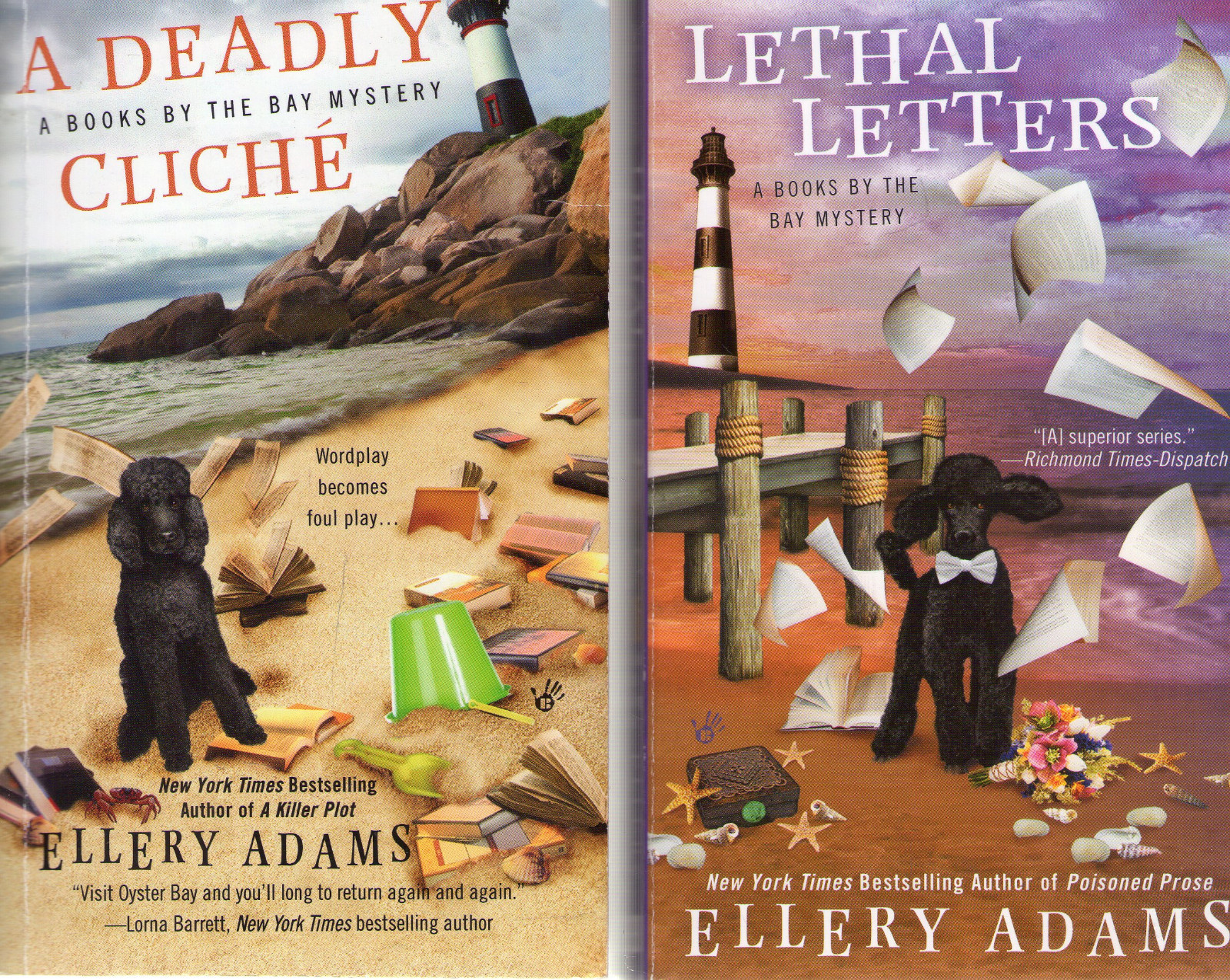 Complete Set Series - Lot of 8 Books by the Bay Mystery by Ellery Adams ...