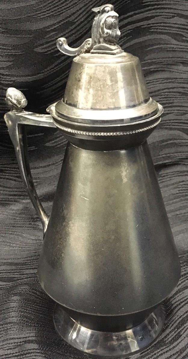 Atq Rare Pairpoint Quadruple Silverplate Teapot Pitcher Woman Finial ...