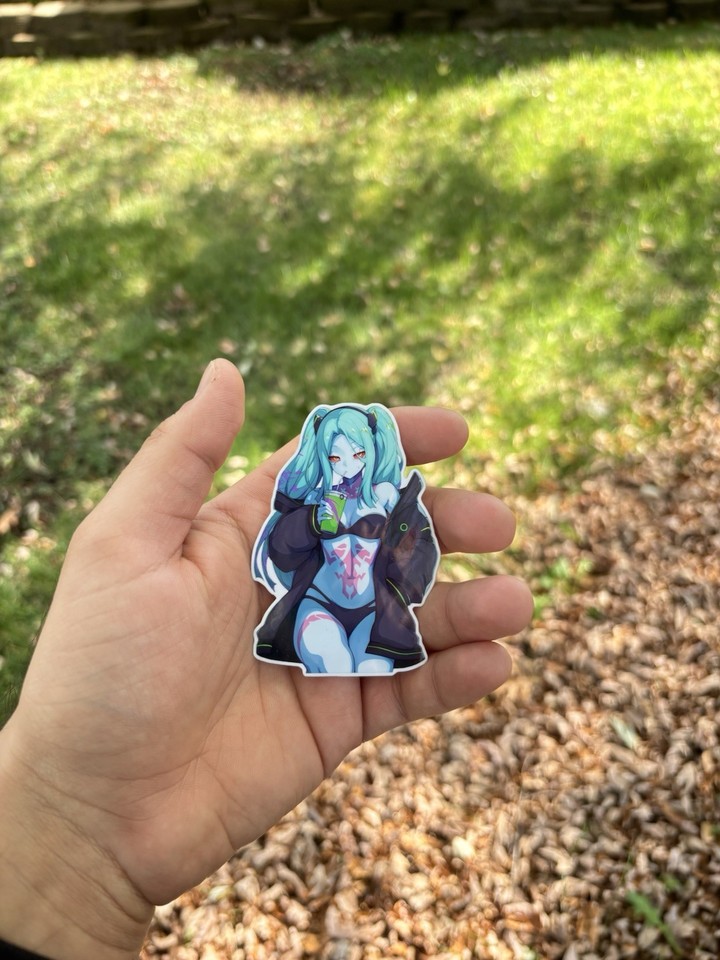 Rebecca Cyberpunk Anime Girl Sticker | eBay