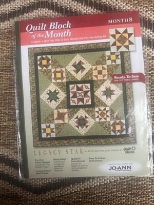 Legacy Star Quilt Block of the Month – Month 8 Kit – “Evening Star ...