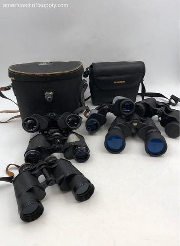 Focal Bushnell Black Coated Binoculars With Carrying Case Mixed Lot | eBay