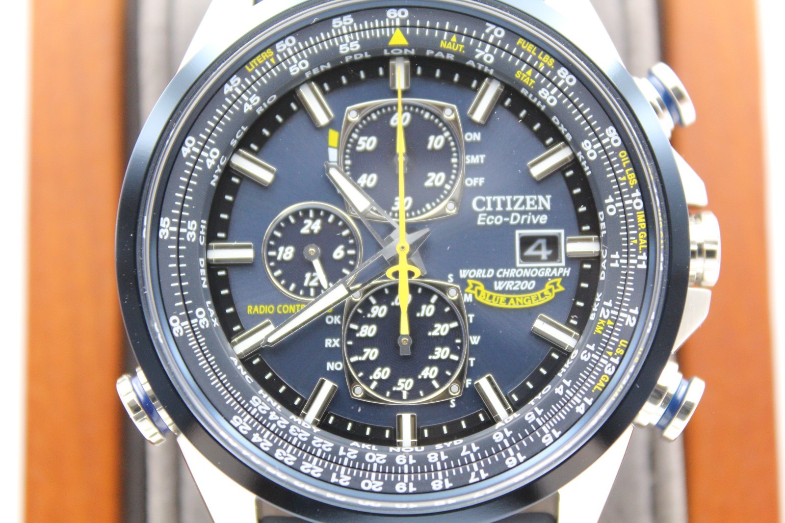 CITIZEN AT8020-03L Watch PROMASTER SKY series Blue Angels Model Men's ...