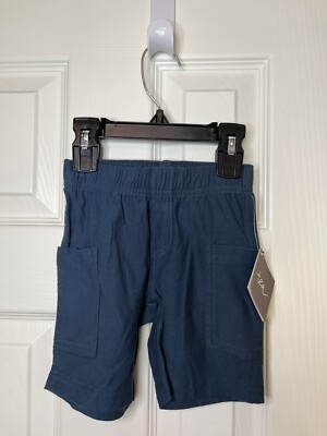 TEA COLLECTION Rumble Tumble Baby Shorts in “Bedford Blue” 100%Cotton ...