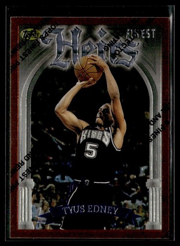 1996-97 Topps Finest Heirs Tyus Edney Sacramento Kings #216 | eBay