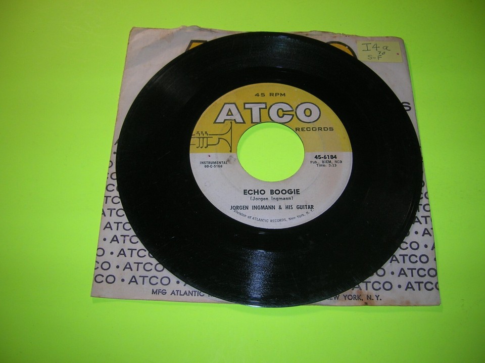 Rock & Roll Instrumental 45 - Jorgen Ingmann & His Guitar - Apache ...