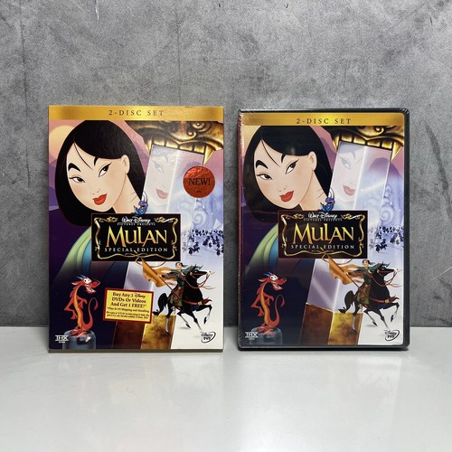 Mulan [Special Edtion] (1998) DVD 2004 2 Disc Set w/ Slipcover Disney ...