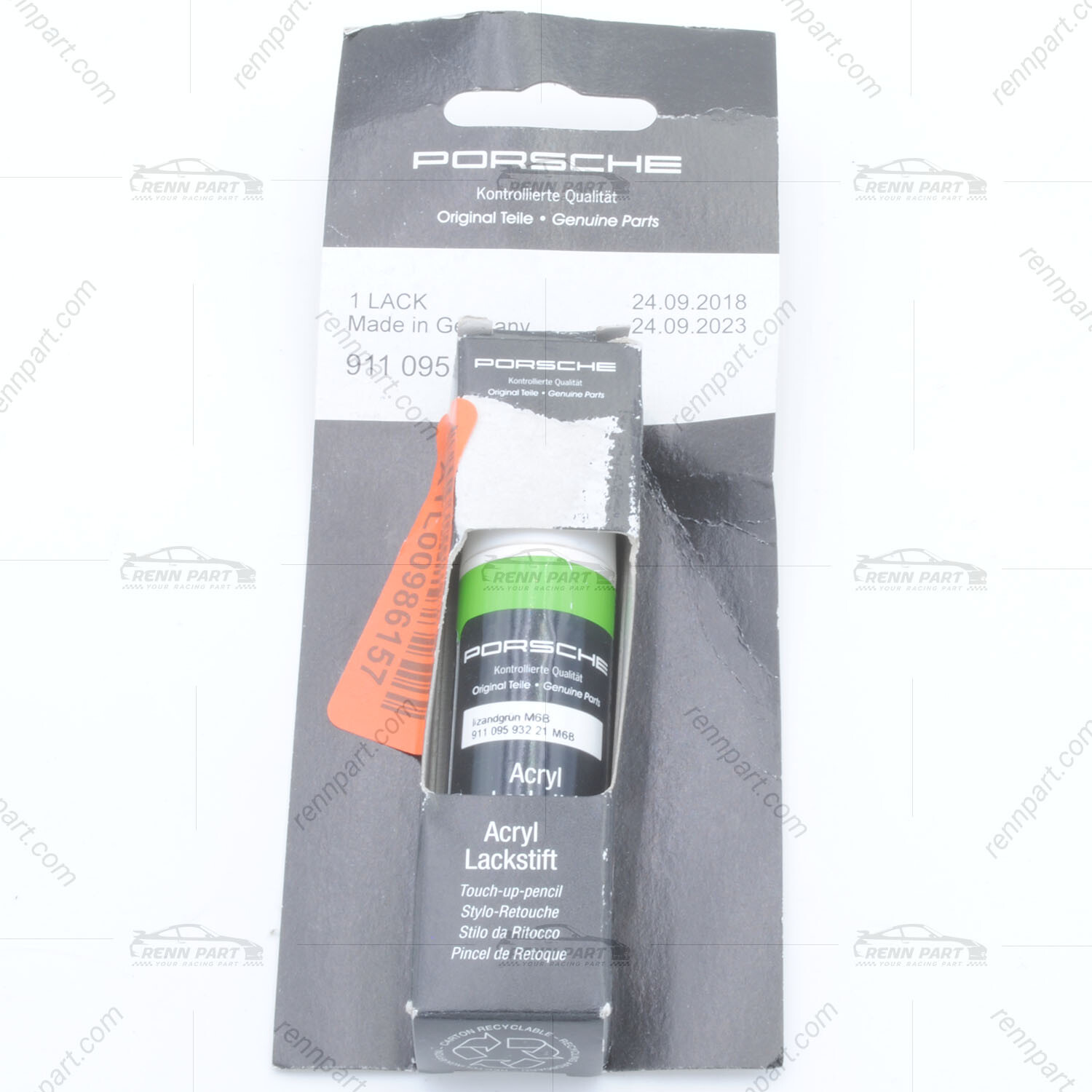 New Genuine Porsche Touch Up Paint Lizard Green Paint Code M6B | eBay