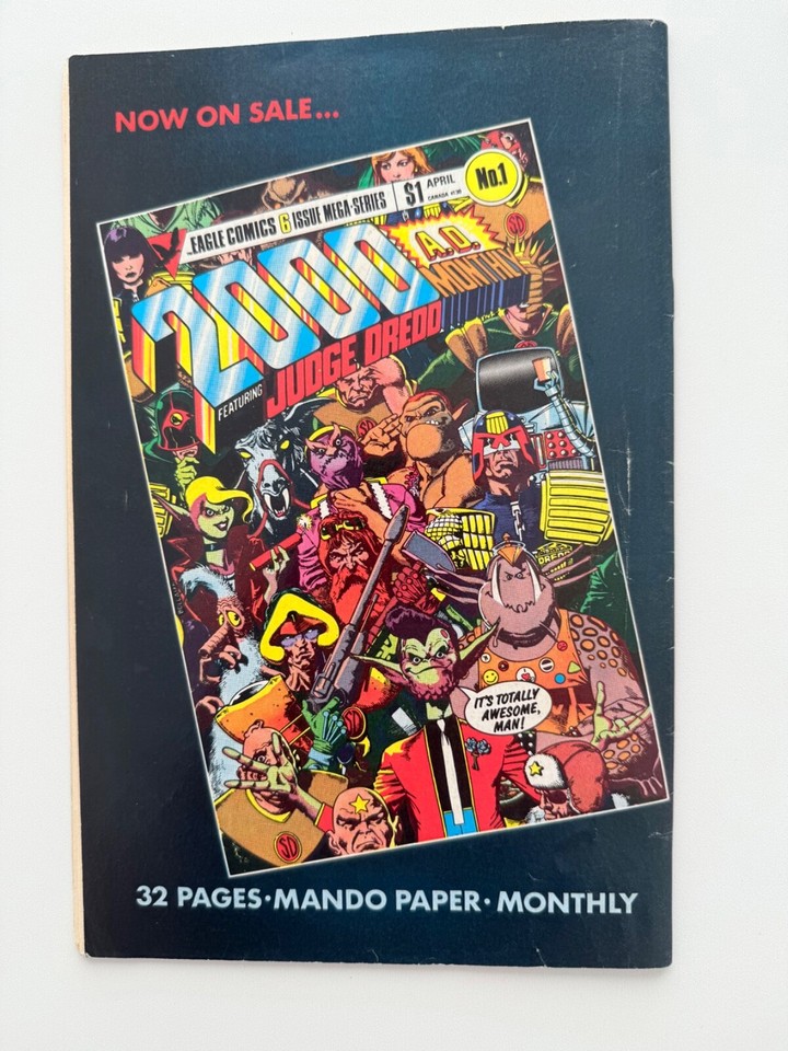 Judge Dredd No18 April 1985 Eagle Comics Very Good condition | eBay UK