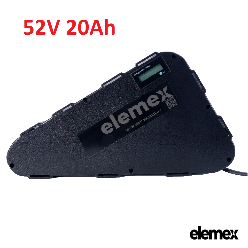 Elemex 52V 20Ah eBike Lithium Battery With BMS for 750W to 2000W + Warranty | eBay