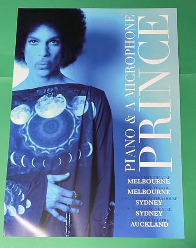 RARE PRINCE AUSTRALIAN TOUR POSTER 2016...MINT...NPG... | eBay