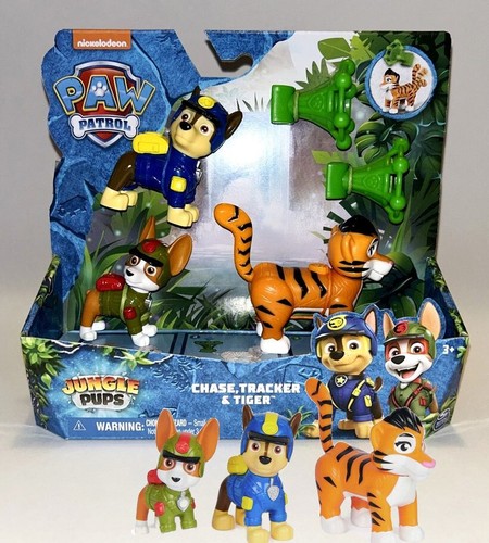 PAW Patrol Jungle Pups: Chase, Tracker & Tiger New in Package ...