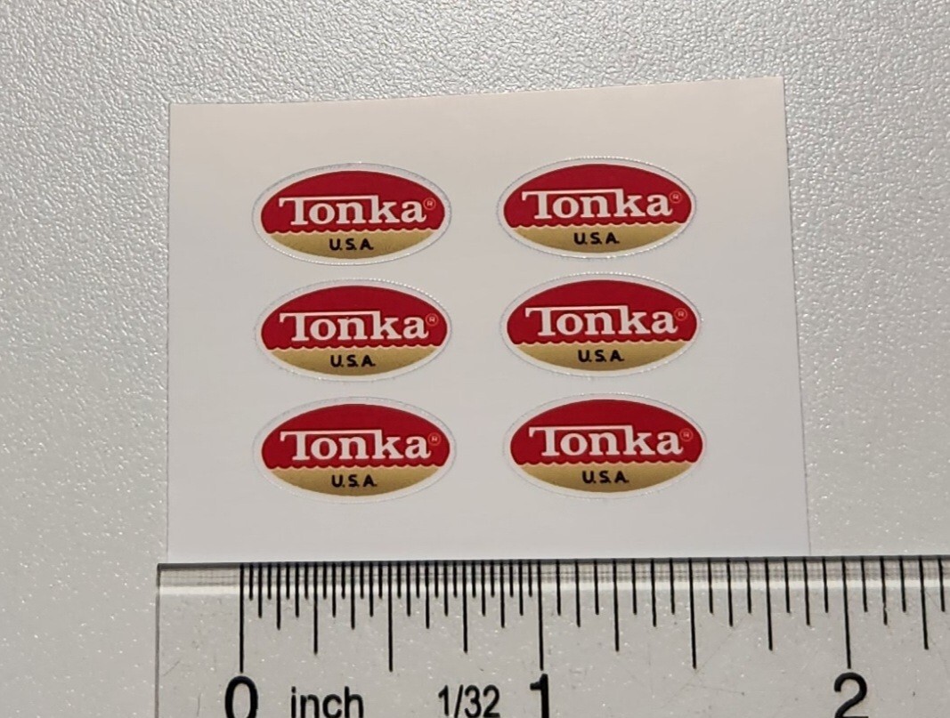 Tiny Tonka Truck Original Oval Sticker Years 1970-1973 Tiny Tonka Logo ...
