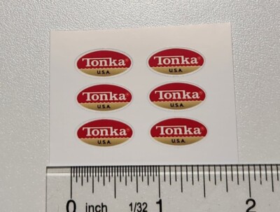 Tiny Tonka Truck Original Oval Sticker Years 1970-1973 Tiny Tonka Logo ...