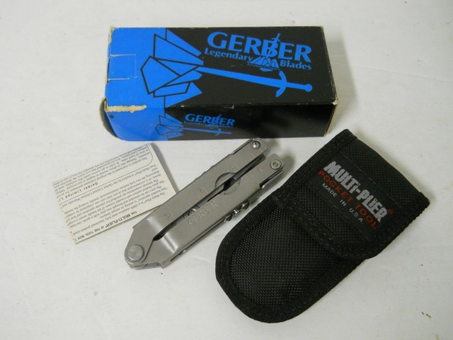 Vintage Gerber 55800 Multi-plier Pocket Tool With Sheath Stainless ...