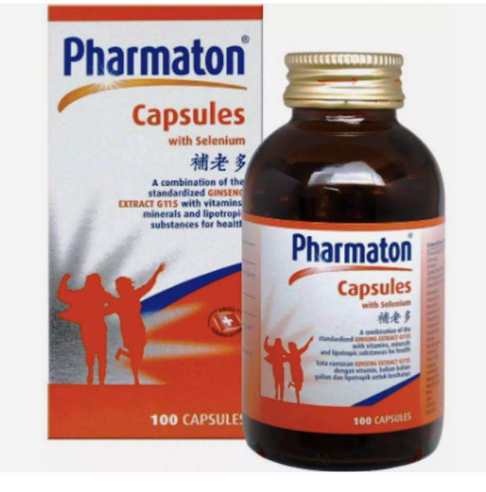 3 X 100's PHARMATON Capsules with Ginseng Extract and Selenium - Energy ...