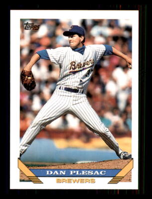 1993 Baseball Topps Dan Plesac Milwaukee Brewers #16 | eBay