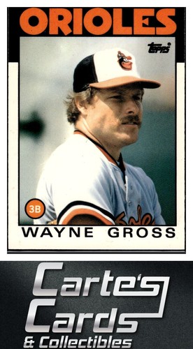 Wayne Gross 1986 Topps Tiffany #173 Baltimore Orioles | eBay