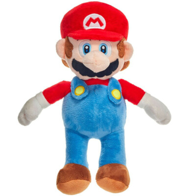 SUPER MARIO 12" MARIO PLUSH SOFT TOY TEDDY NEW WITH TAGS OFFICIAL ...
