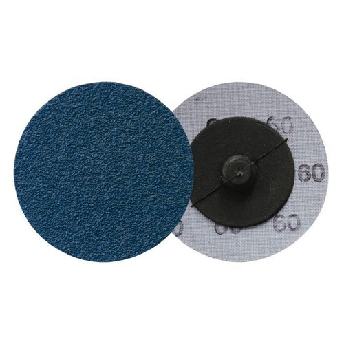 50mm x 36 Grit Ultra Coarse Quick Change Roloc Disc Blue Klingspor ...