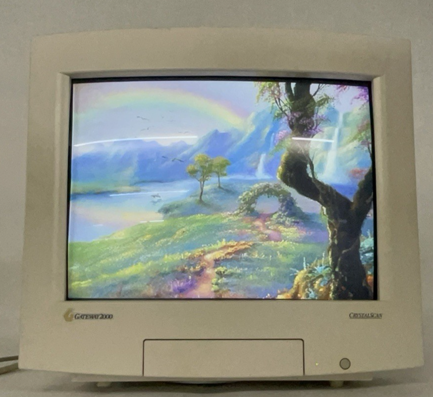 Gateway EV700-7000965 YE0711-01 16 CRT VGA Computer Monitor Tested No ...