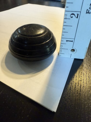 Bakelite ? Gear Shift Knob Old Vintage Hot Rod Shifter Black Ribbed | eBay