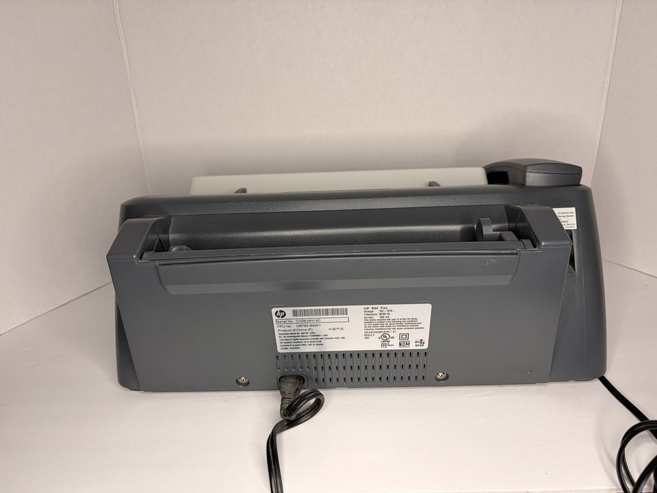 HP Fax Machine 640 with Cables Mint! | eBay