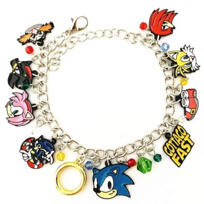 Sonic the Hedgehog Charm Bracelet | eBay