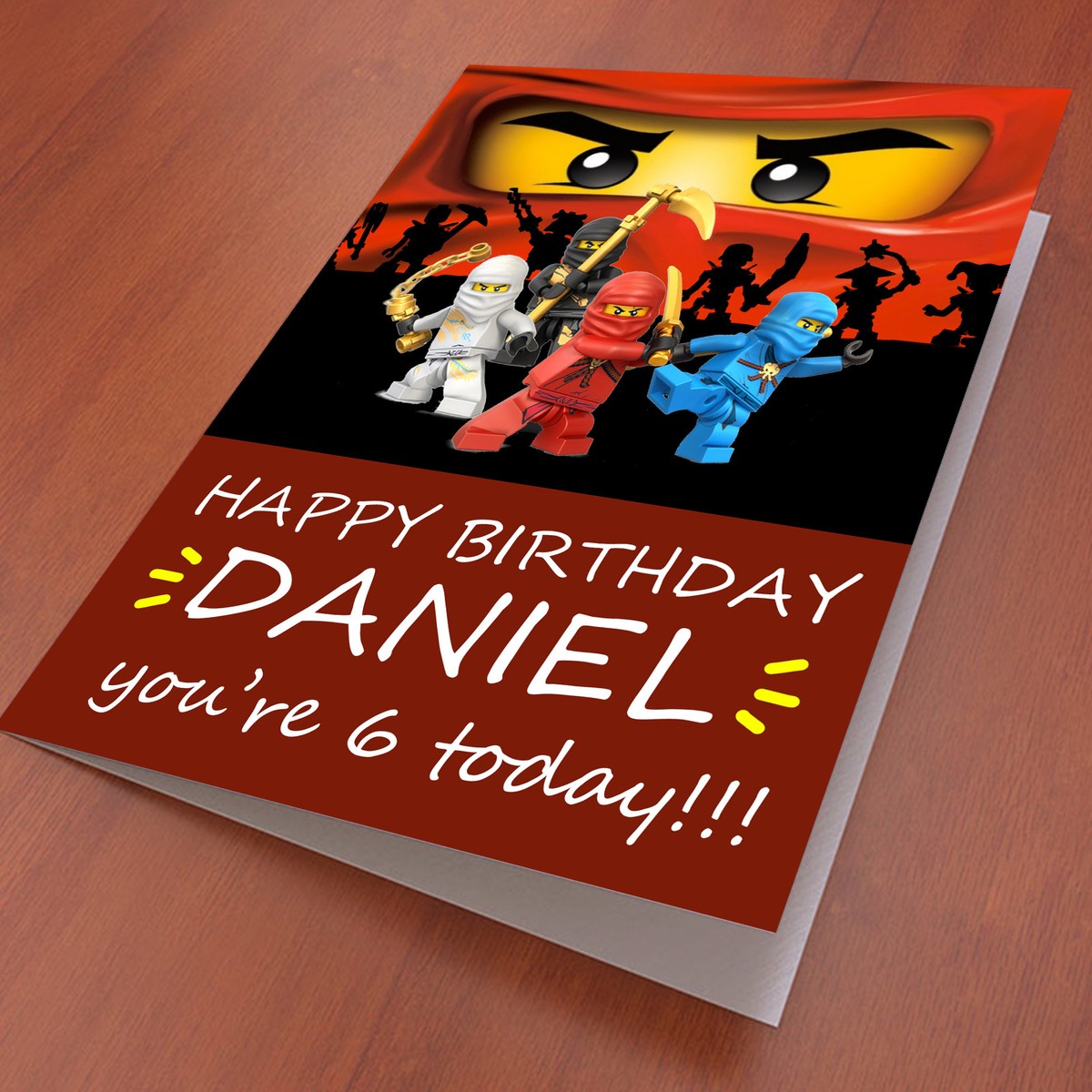 Ninjago Birthday Invitation Template