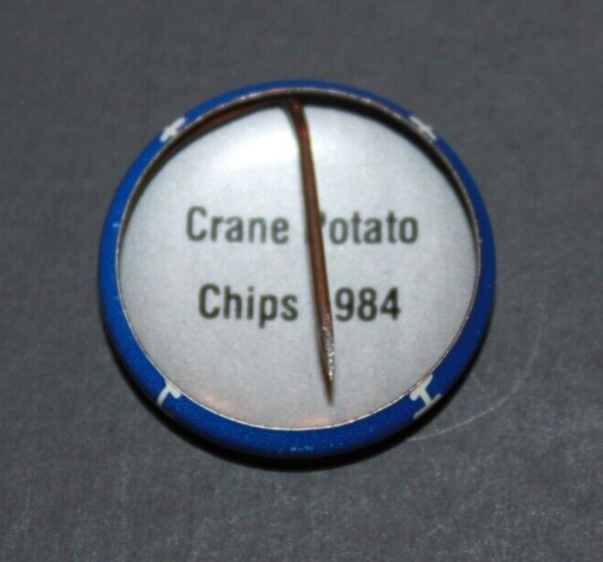 1984 Crane's Potato Chips Baseball Pin Chicago White Sox | eBay