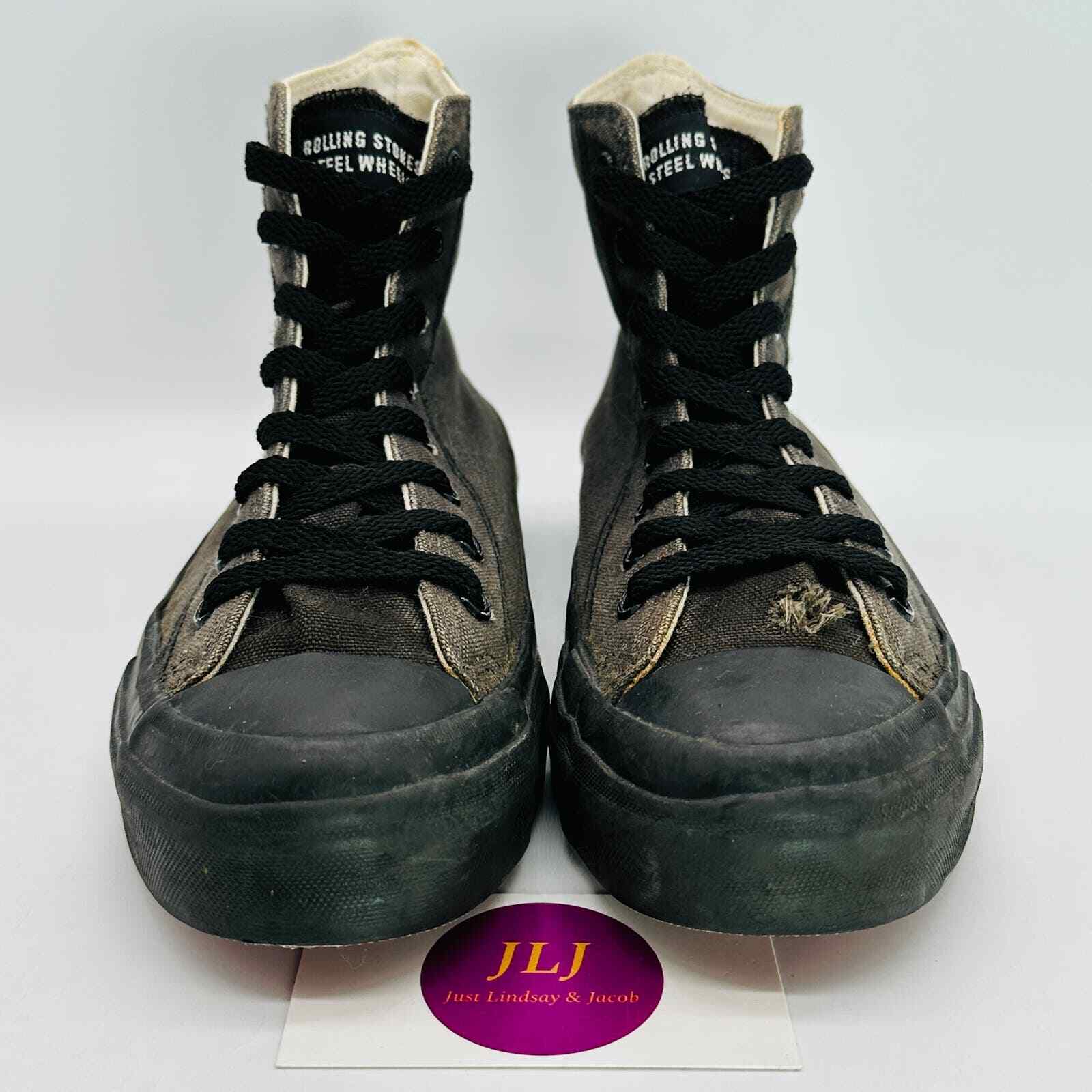 Converse Rolling Stones Steel Wheels Sneakers Rare Vintage Made in USA ...