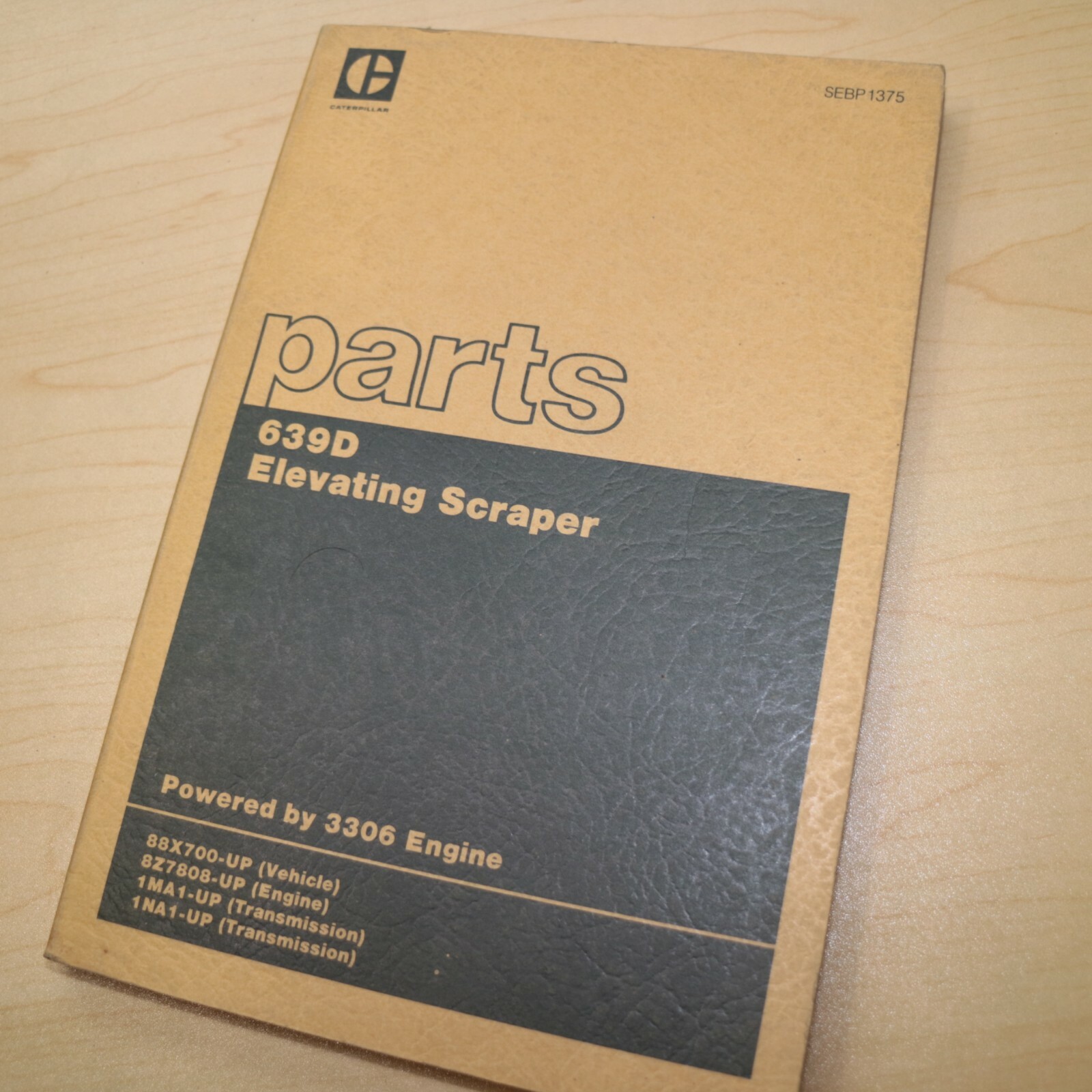 CATERPILLAR 639D SCRAPER PAN Tractor Parts Manual book catalog spare ...