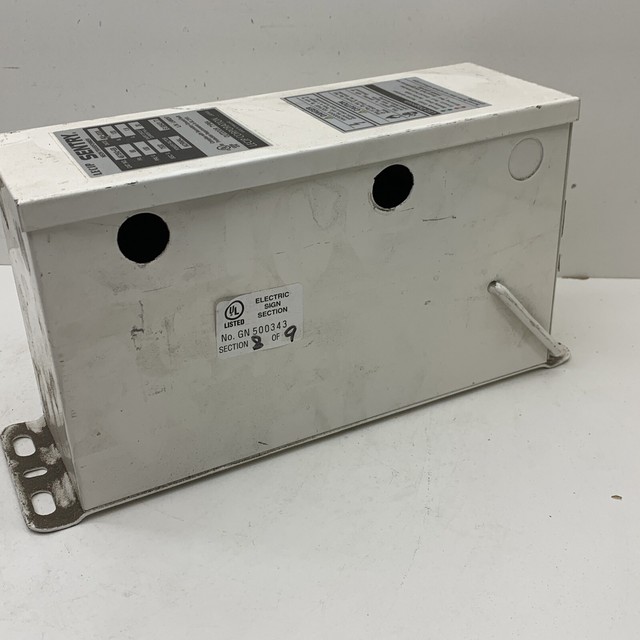 Lecip Sentry 4B75N3-EB Neon Tube Sign Transformer 120V to 7500V 30mA ...