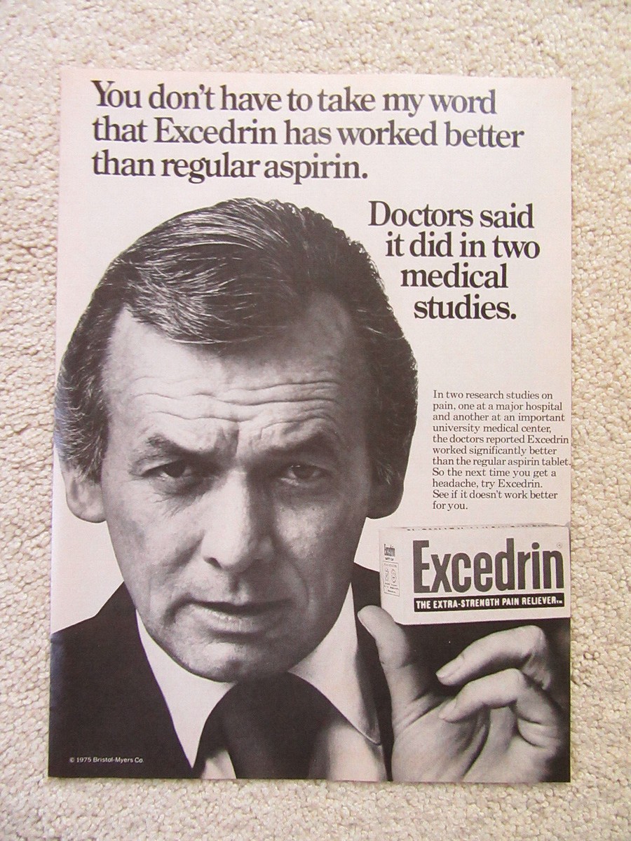 David Janssen Excedrin