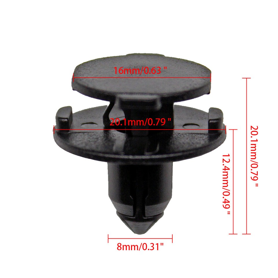 20pcs Wheel Well Liner Screws Plastic #01553-2DR9A For Nissan Altima ...