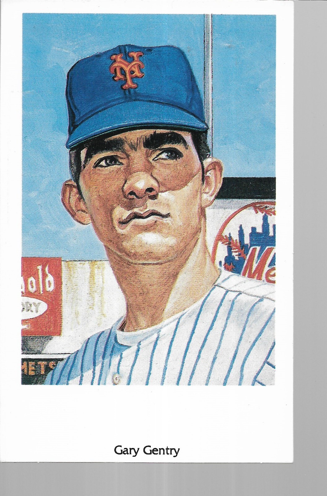 1969 NEW YORK METS RON LEWIS POSTCARD GARY GENTRY | eBay