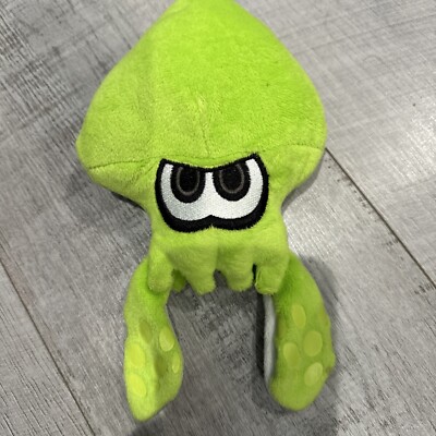Loot Crate Exclusive Splatoon Green Squid 8" Plush Toy Jakks World Of ...