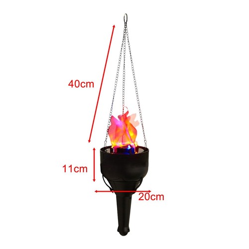 Fake Flame Lamp Flickering Flames Torch Light Gifts Props Landscape ...