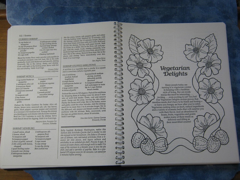 WOMEN OF GOOD TASTE COOKBOOK Beta Sigma Phi SPIRAL SC 1998 VGC ...