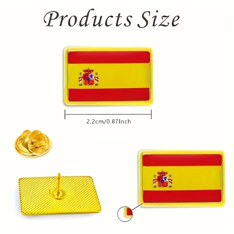 SPAIN Spanish Flag Lapel Pin Badge | eBay UK
