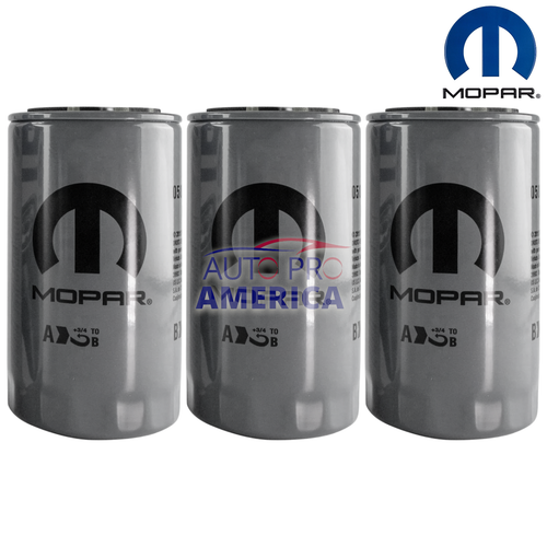 (3pcs) OEM MOPAR FITS 1989-2024 DODGE RAM 5.9L 6.7L DIESEL OIL FILTER ...