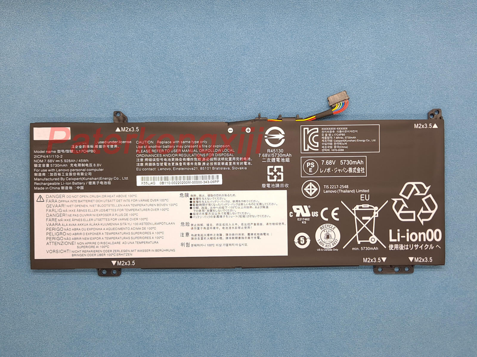 USA 100 Genuine L17c4pb0 Battery for Lenovo Flex 6-14 IdeaPad Yoga 530 ...