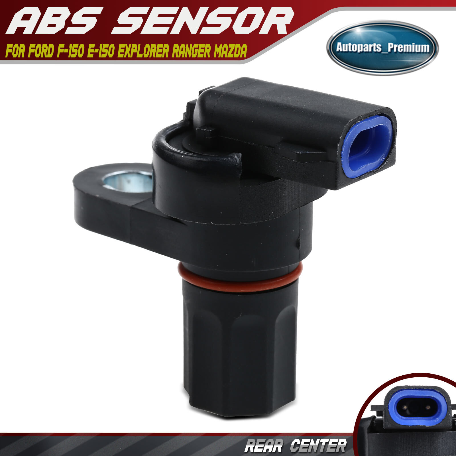 Rear Center ABS Wheel Speed Sensor for Ford F-150 E-150 Explorer Ranger ...