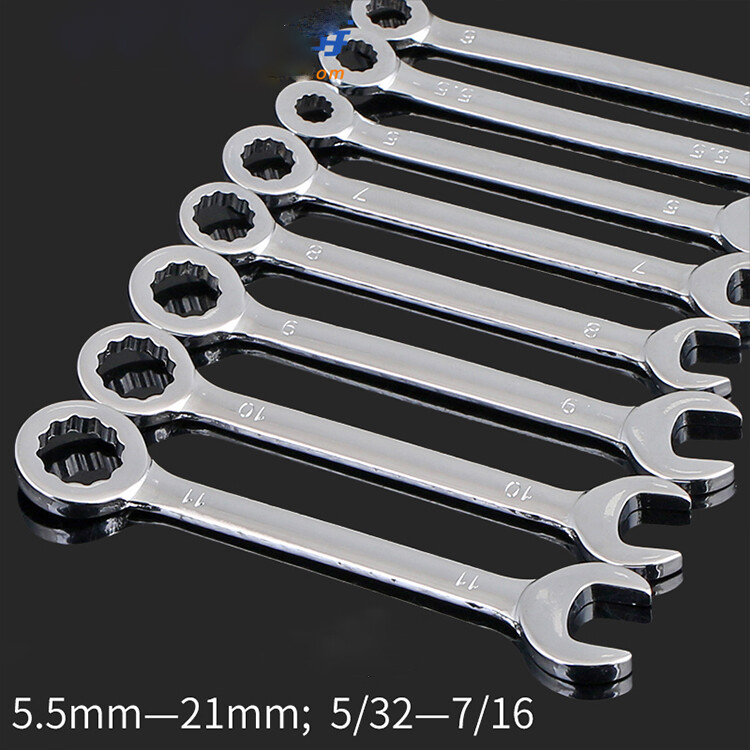 EXTRA FLAT SPANNER SET DOUBLE OPEN END EXTRA THIN 3MM 4MM THICK SIZE ...