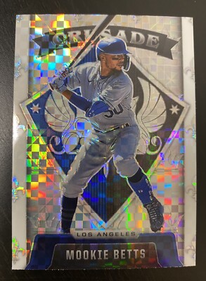 2022 Panini Chronicles Crusade MOOKIE BETTS Building Blocks Prizm #25 ...