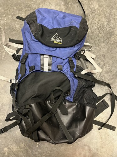 Vintage Gregory Forester Hiking Camping Backpack Size M Blue Black | eBay