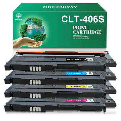 CLT-406S K406S Toner Cartridges for Samsung CLP-365W CLX-3305FW C410W ...