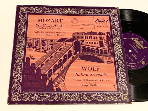 MOZART NM- 10" WOLF Berlin Symphony No 32 Italian Serenade Keilberth ...